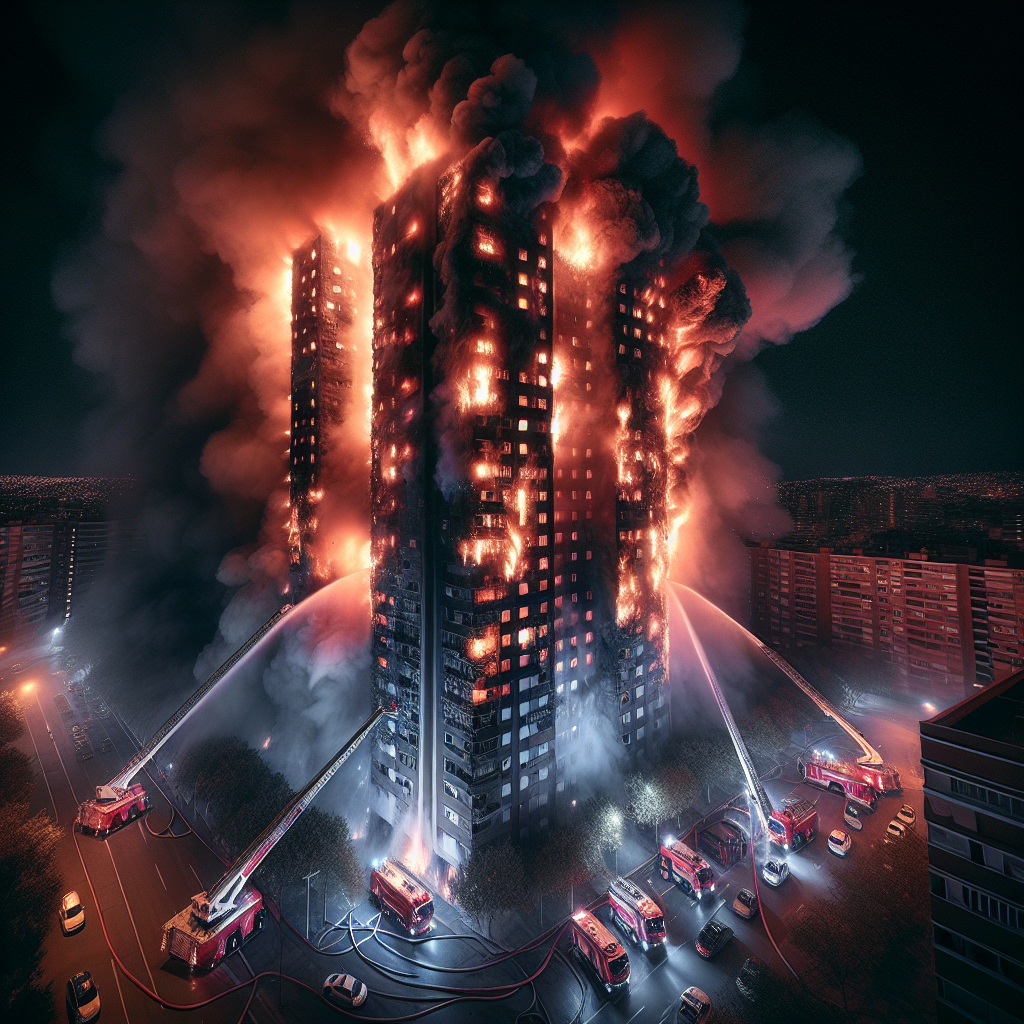 Deadly Spanish High-Rise Fire Engulfs Residential Block, 4 Dead - Watch the Terrifying Video ...